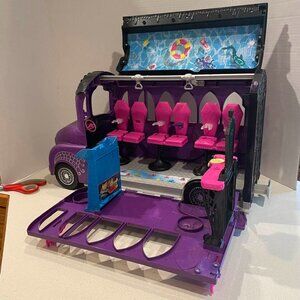 monster high | Toys | Big Monster High Deluxe School Bus Mobile Salon ...